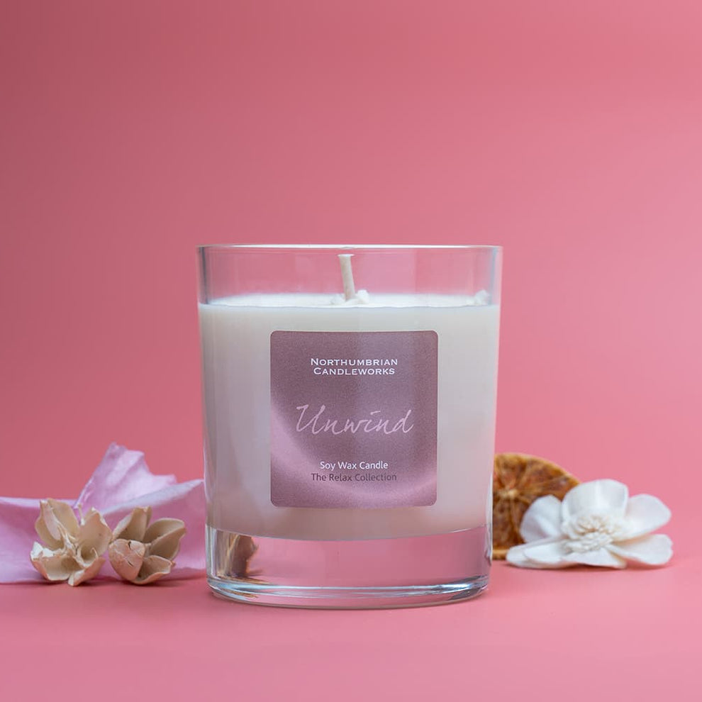 Unwind Candle from The Relax Collection – Northumbrian Candleworks